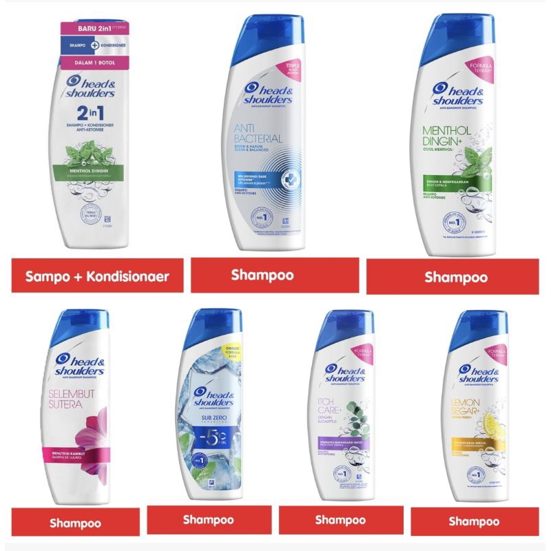 Jual H&S / Head & Shoulders Shampoo dan Conditioner 160ml | Shopee ...