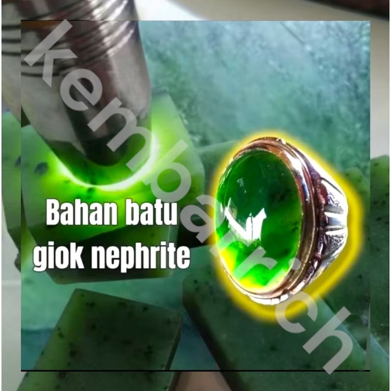 Jual bahan batu akik giok nephrite top tipe grade a | Shopee Indonesia