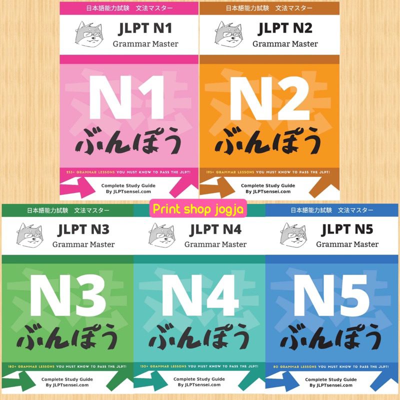 Jual Grammar Master JLPT N1 N2 N3 N4 N5 | Shopee Indonesia