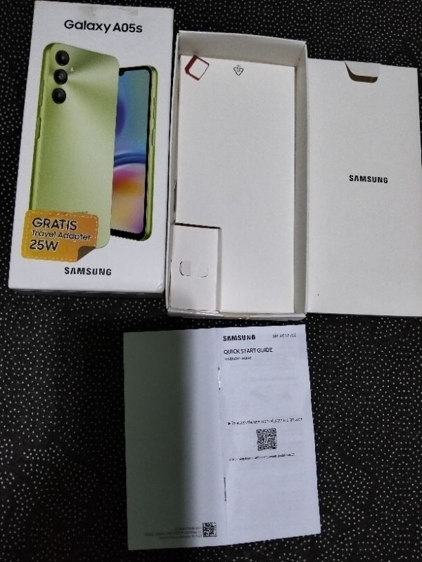 Jual DUS BOX KOTAK SAMSUNG GALAXY A05s LIGHT GREEN ASLI BAWAAN ORIGINAL ...