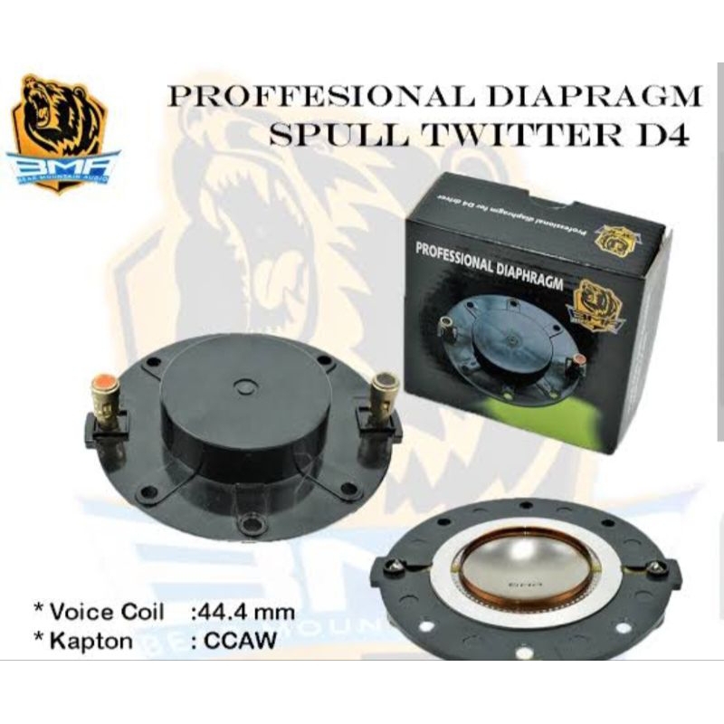Jual SPUL SPOOL VOICE COIL DRIVER TWEETER BMA D4 ORIGINAL SPULL TWITER BMA D4 ORI SPOL tweeter ...
