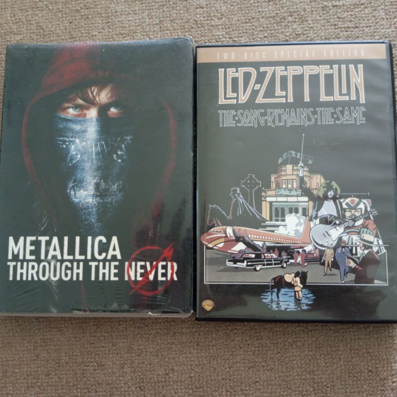 Jual dvd original film konser musik metallica & led zeppelin | Shopee ...