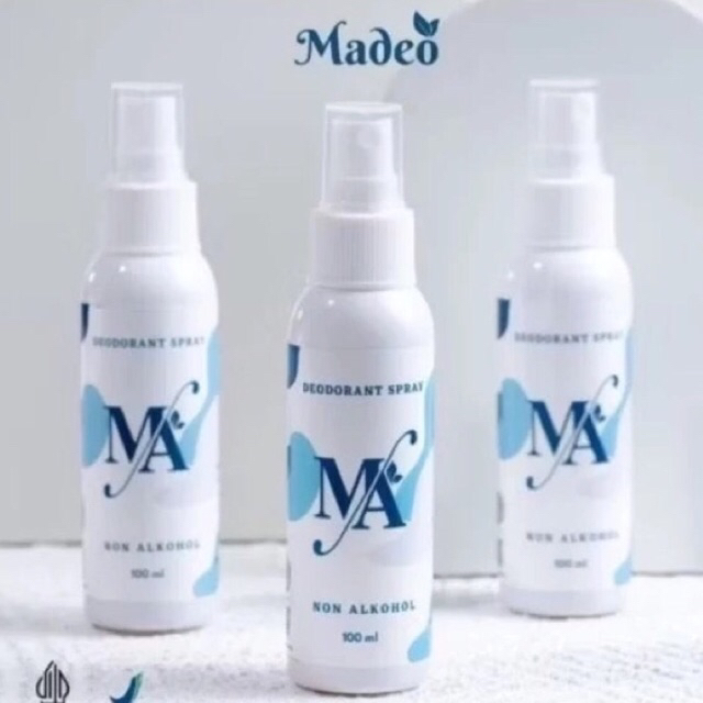 Jual MA Deodorant madeo spray original 100 ml | Shopee Indonesia