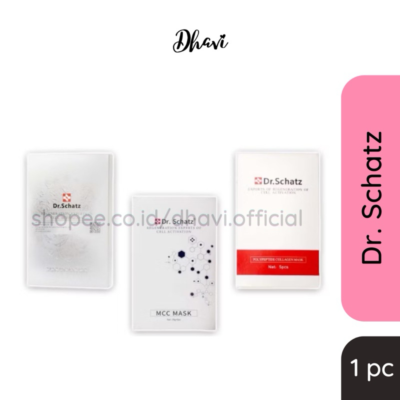 Jual DR SCHATZ Stem Cell Sheet Mask Masker Wajah MCC SheetMask Polypeptide Collagen Phytocell ...