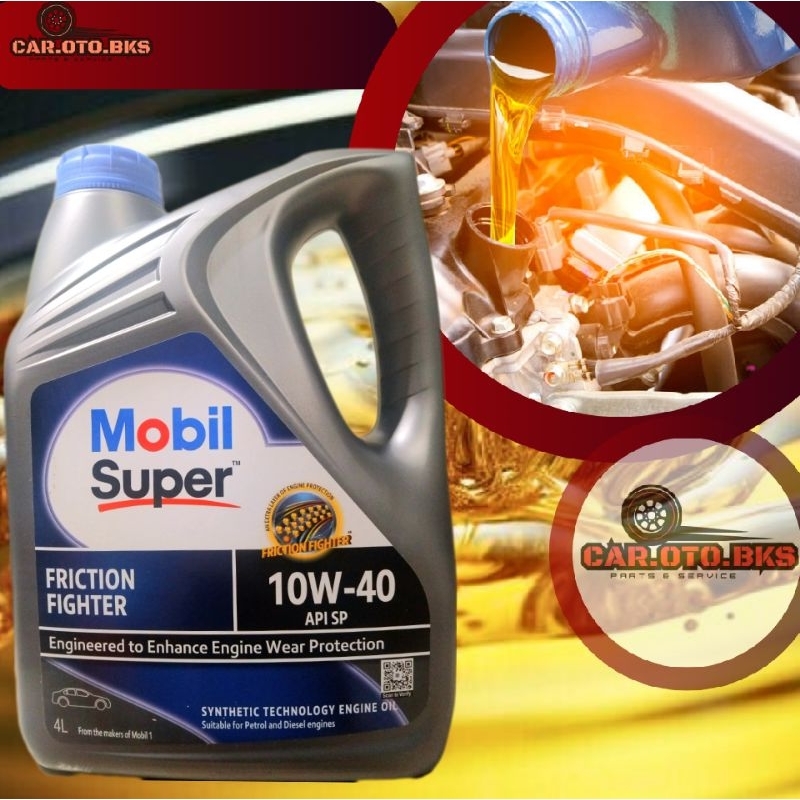 Jual OLI MOBIL SUPER 10W/40 4liter API SP | Shopee Indonesia