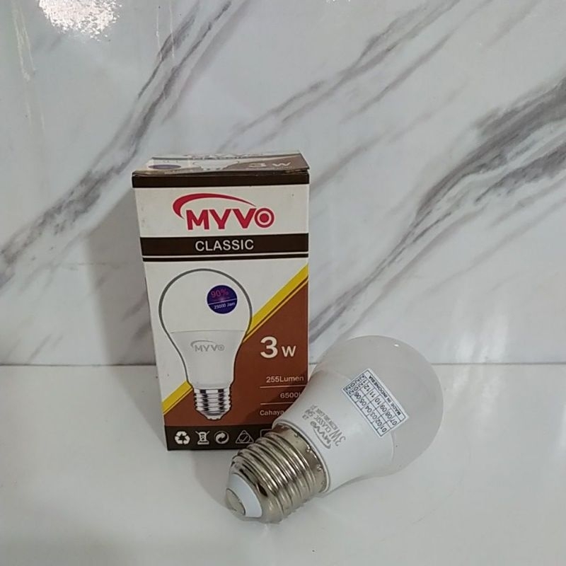 Jual lampu LED classic putih MYVO | Shopee Indonesia