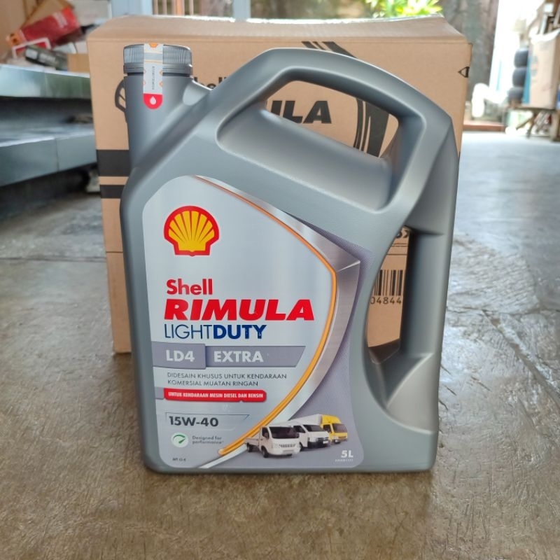 Jual Oli Shell Rimula LD4 Extra 15W-40 5L | Shopee Indonesia