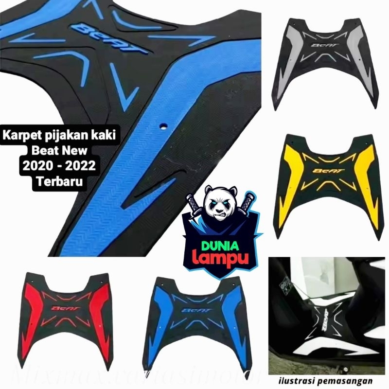 Jual Karpet pijakan kaki depan Honda Beat Esp New / Beat street / beat deluxe 2020 - 2021 - 2022 ...