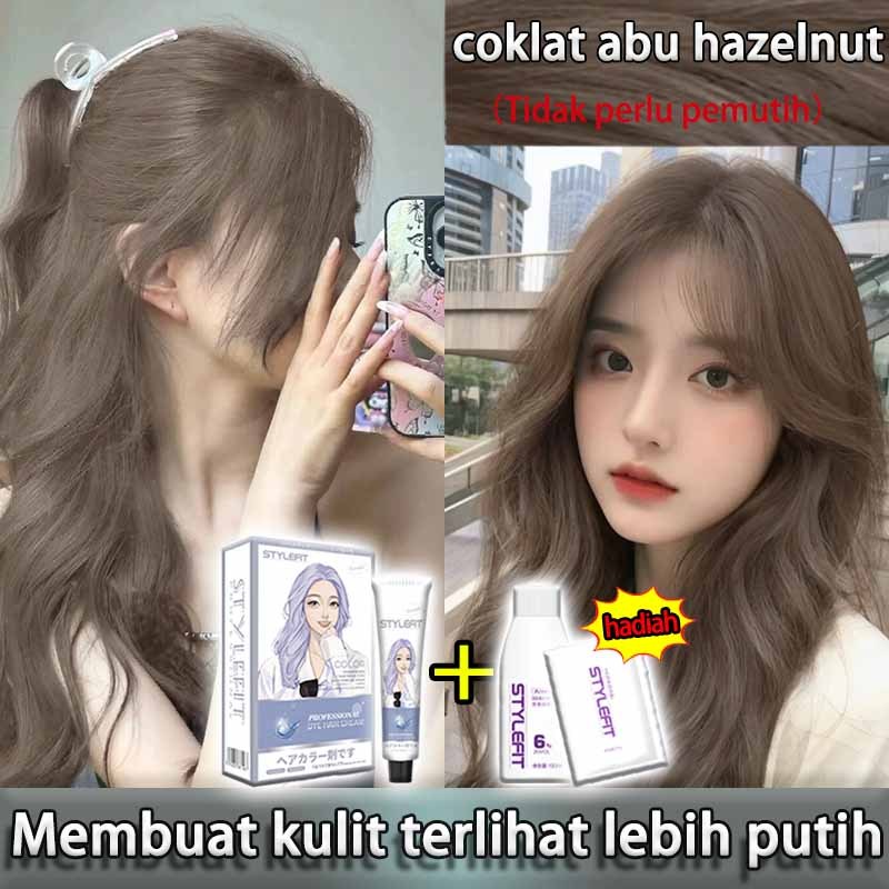 Jual 【Sale-Rp100000+】STYLE FIT cat rambut coklat hazelnut * 200ml ...