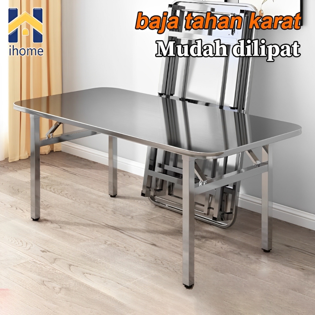 Jual IH Meja Lipat Portable Meja Lipat Besi Meja Belajar Lipat Meja ...