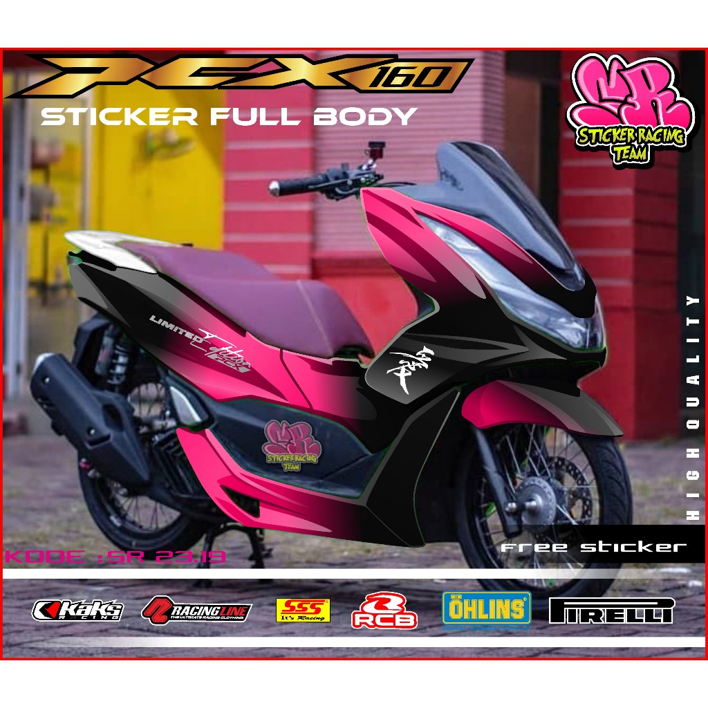 Jual Sticker Decal Full Body Honda PCX 160 2021 2022 2023 2024 Sticker ...