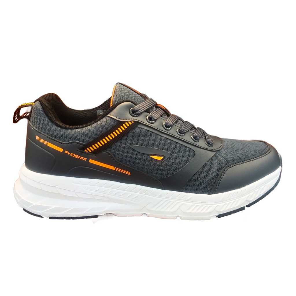 Jual Phoenix DEXTON Sepatu Running Pria Dewasa Hitam putih,Hitam Abu 39 ...