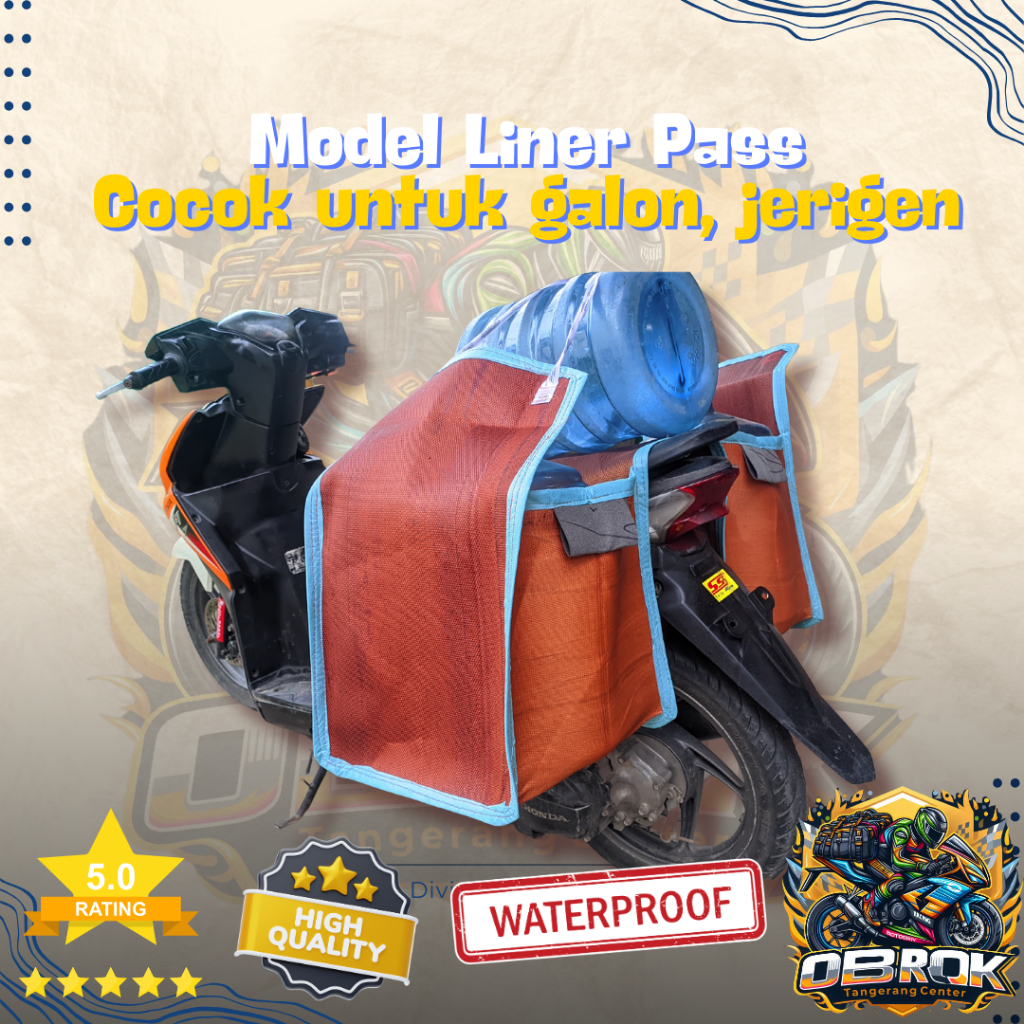 Jual KANDEK - Tas Obrok Ronjot Kurir Bronjong Motor Ukuran Pas Galon ...