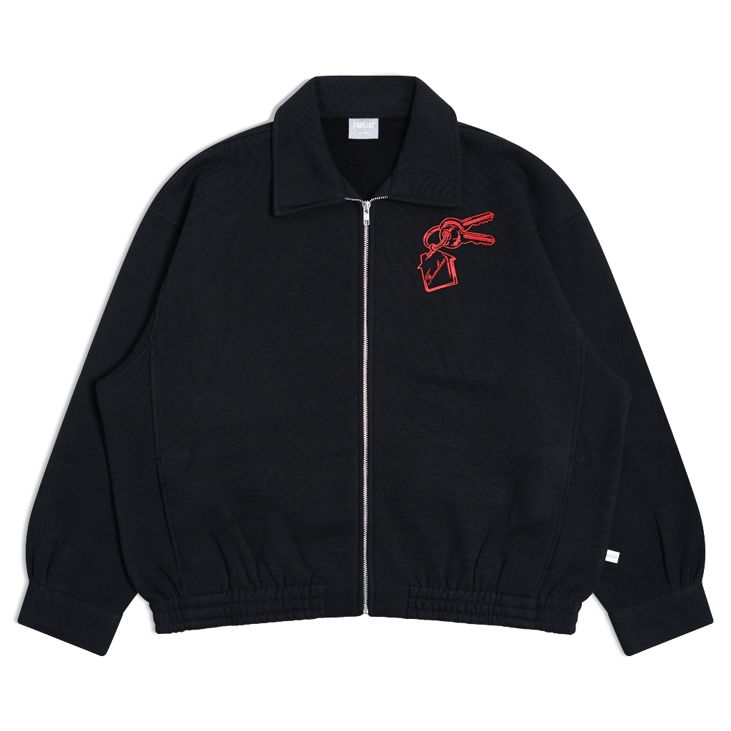 Jual Familias - Fleece Track Jacket - Border | Shopee Indonesia