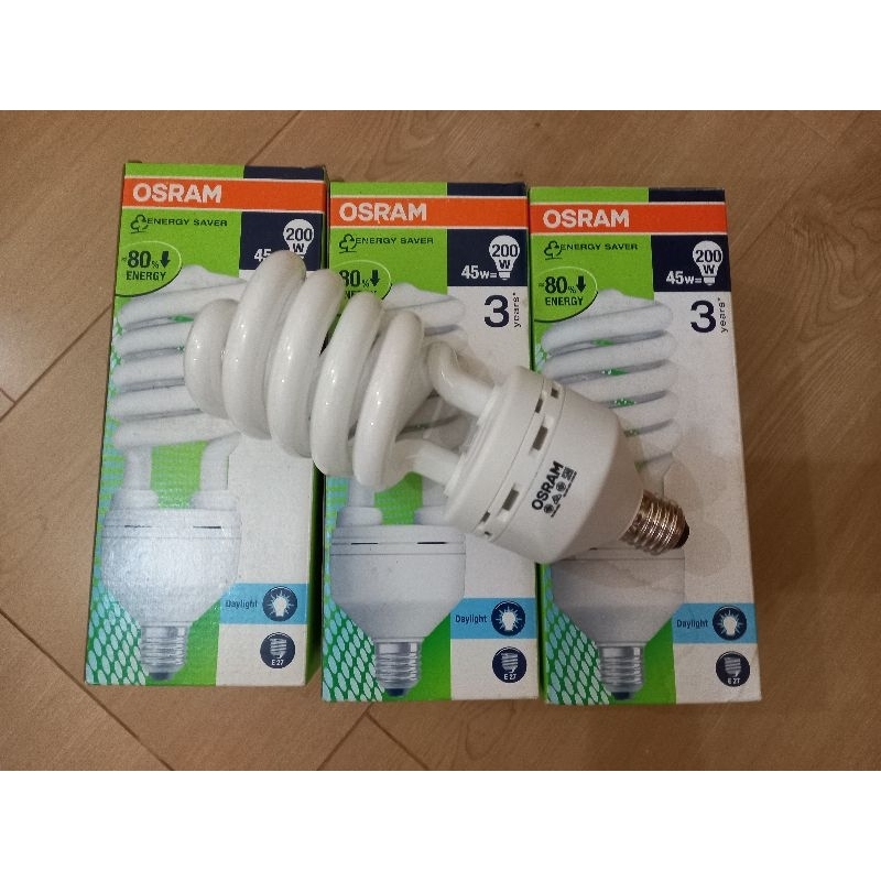 Jual Bohlam Lampu 45W OSRAM LED Putih Daylight Tornado E27 45Watt (No ...