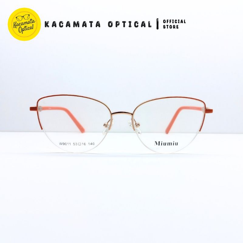 Jual KACAMATA OPTICAL - Frame KMO9011 Hall Frame Orange Besi | Shopee ...