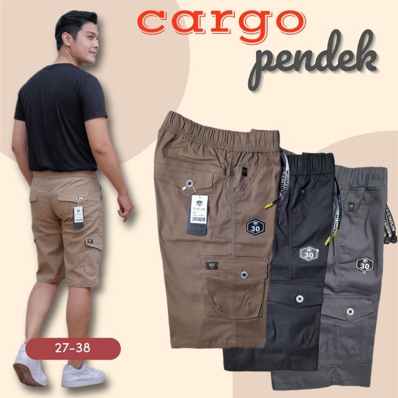 Jual CELANA PENDEK KOLOR PRIA FASHION MODEL CARGO TERBARU SIZE 27-38 ...