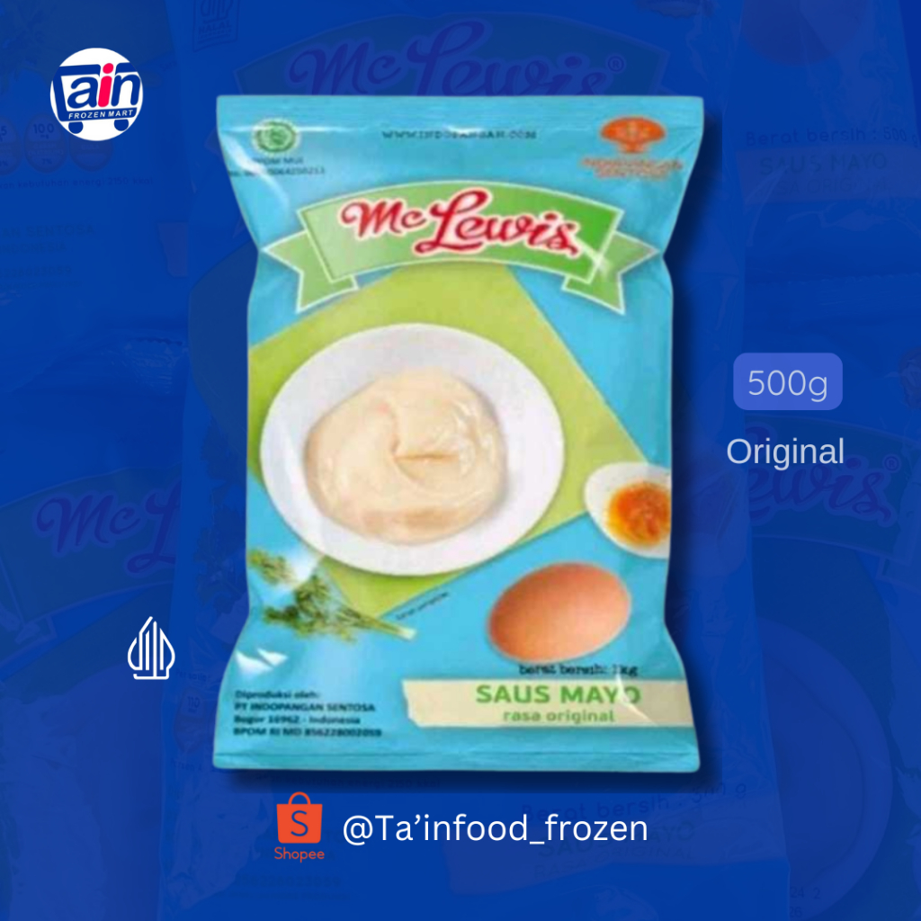 Jual Mc Lewis Mayonaise Original 500g Saos Mayones Mclewis Mayonais ...
