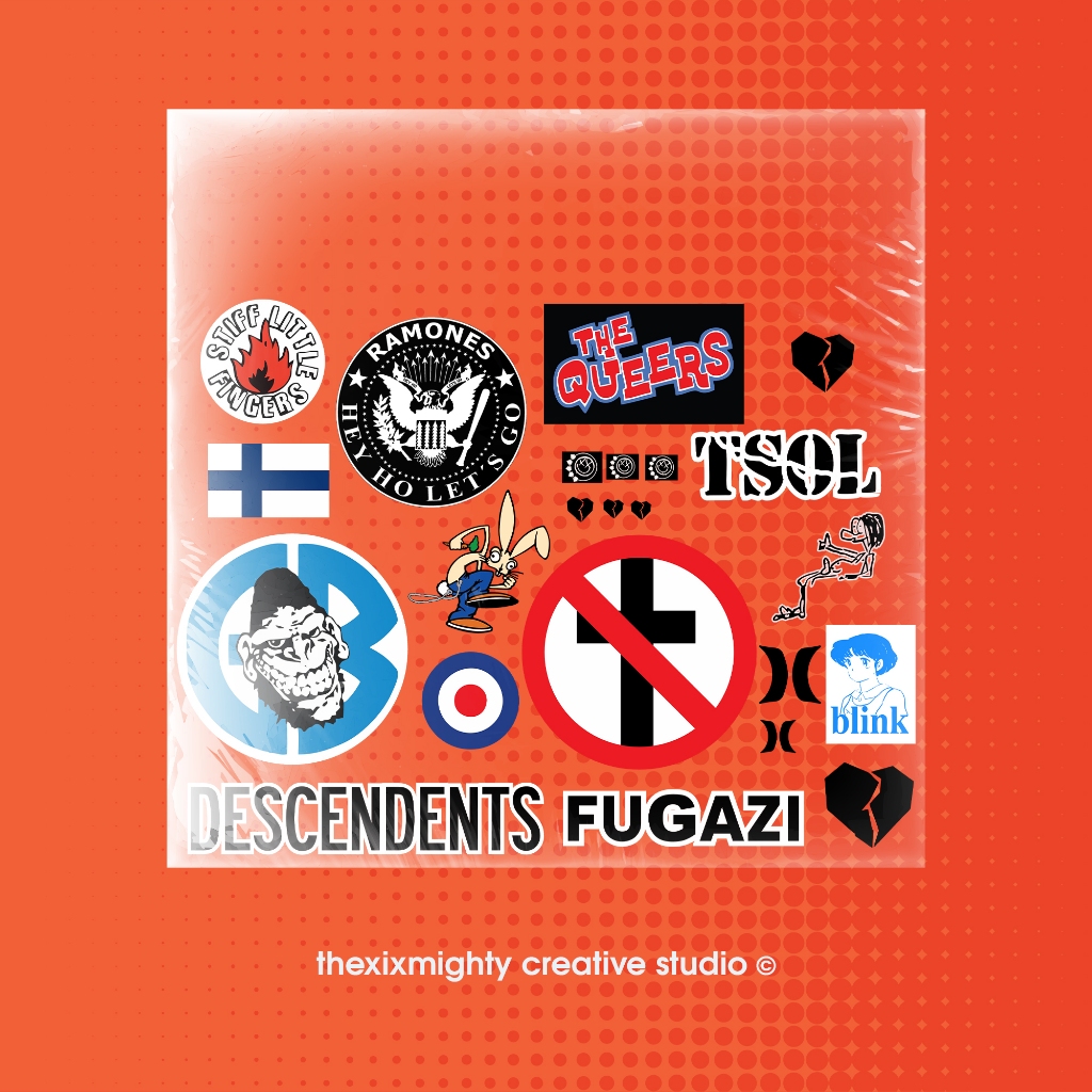 Jual DECAL STICKER PACK TOM DELONGE BLINK-182 FENDER R&D STRATOCESTER ...