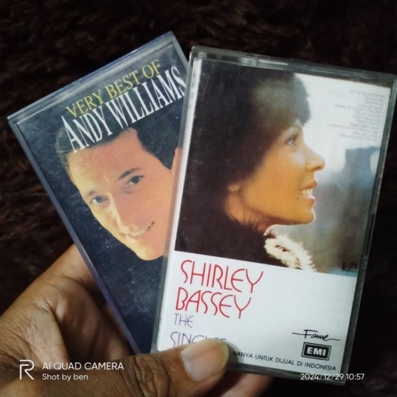 Jual Kaset Andy Williams & Shirley Bassey original for walkman tape ...