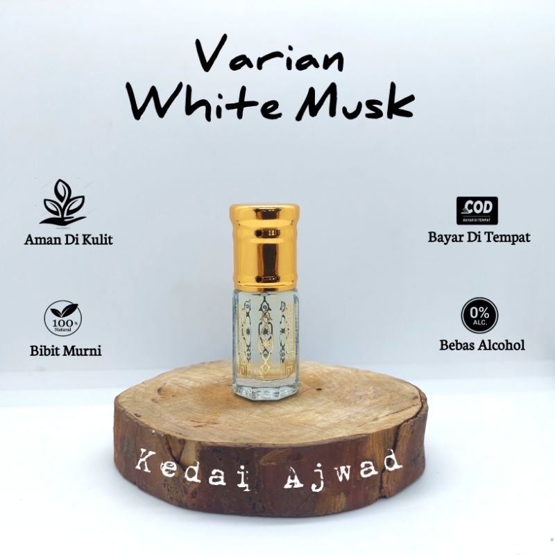 Jual White Musk | Parfum Arab | Parfum Ibadah 3ml | Shopee Indonesia