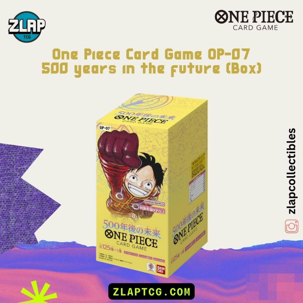 Jual One Piece Card Game OP-07 500 Years in The Future Booster Box ...
