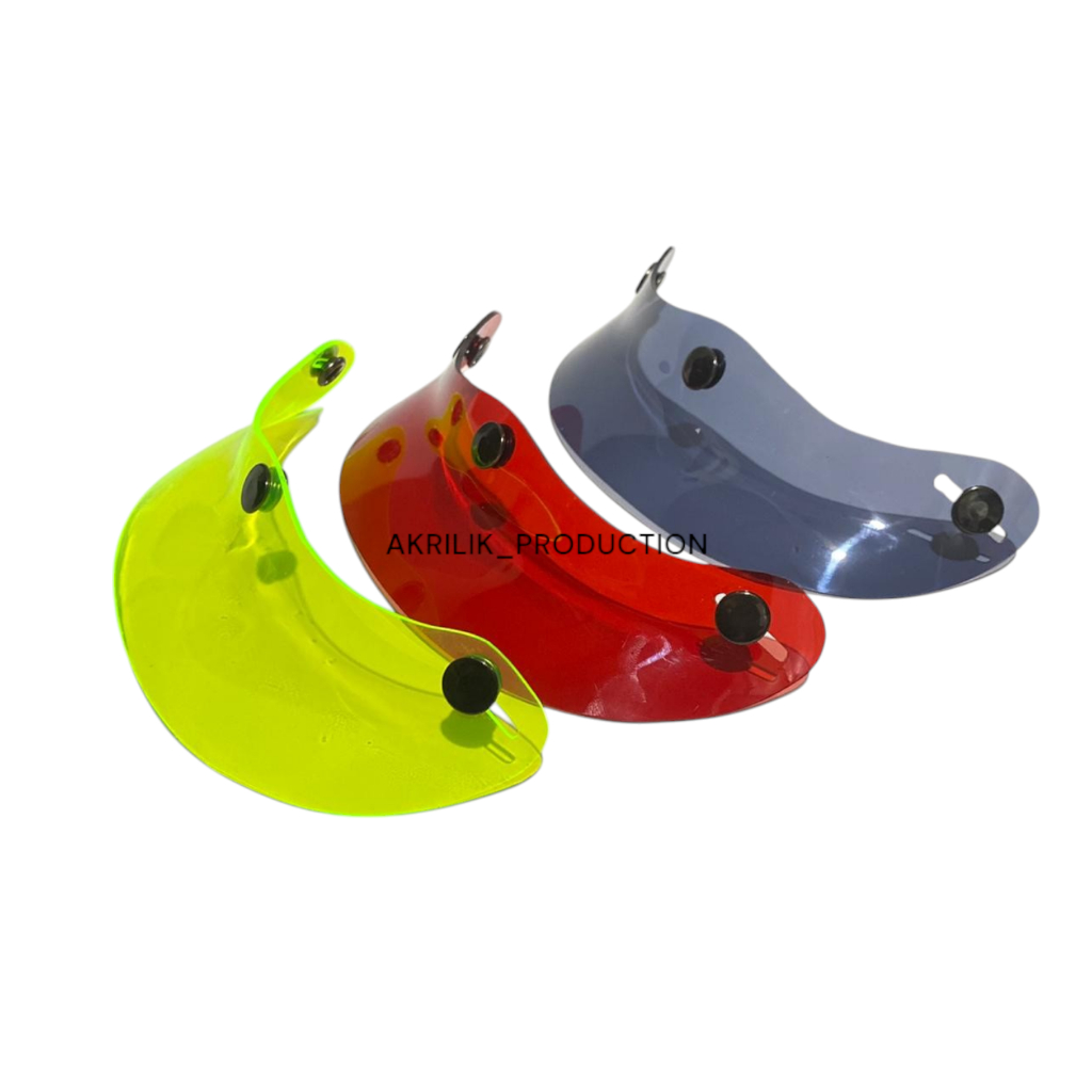 Jual Pet Bogo Slim Head Warna Transparan / Topi Helm Bogo Chip Retro ...