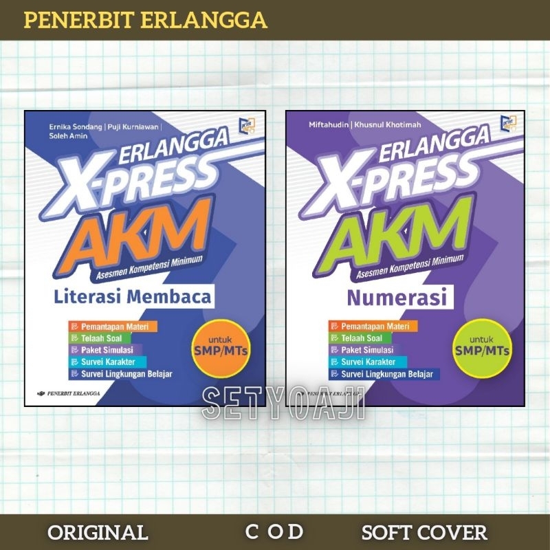 Jual X-Press Akm Literasi Membaca dan Numerasi Untuk SMP/ MTs Penerbit ...