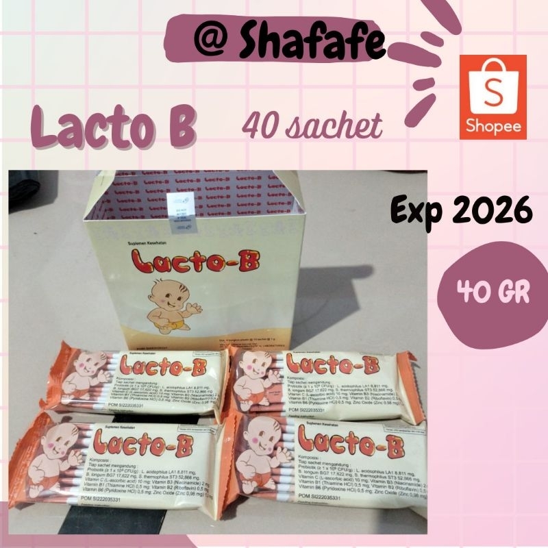 Jual Lacto B 9/10 Sachet Expired 2026 | Shopee Indonesia