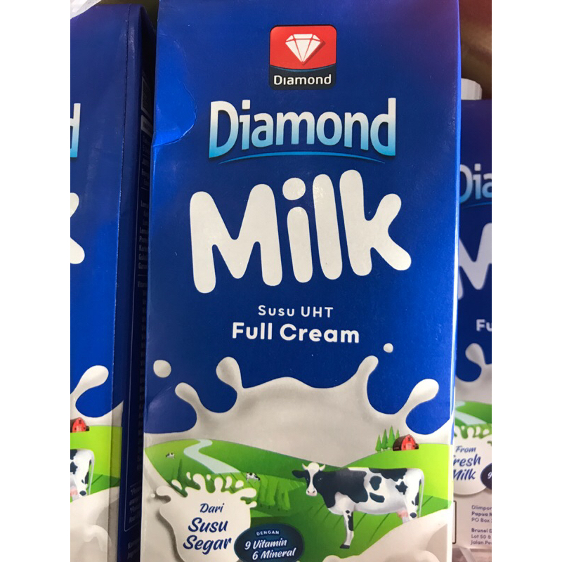 Jual Diamond Milk Susu UHT Full Cream 1000ml | Shopee Indonesia