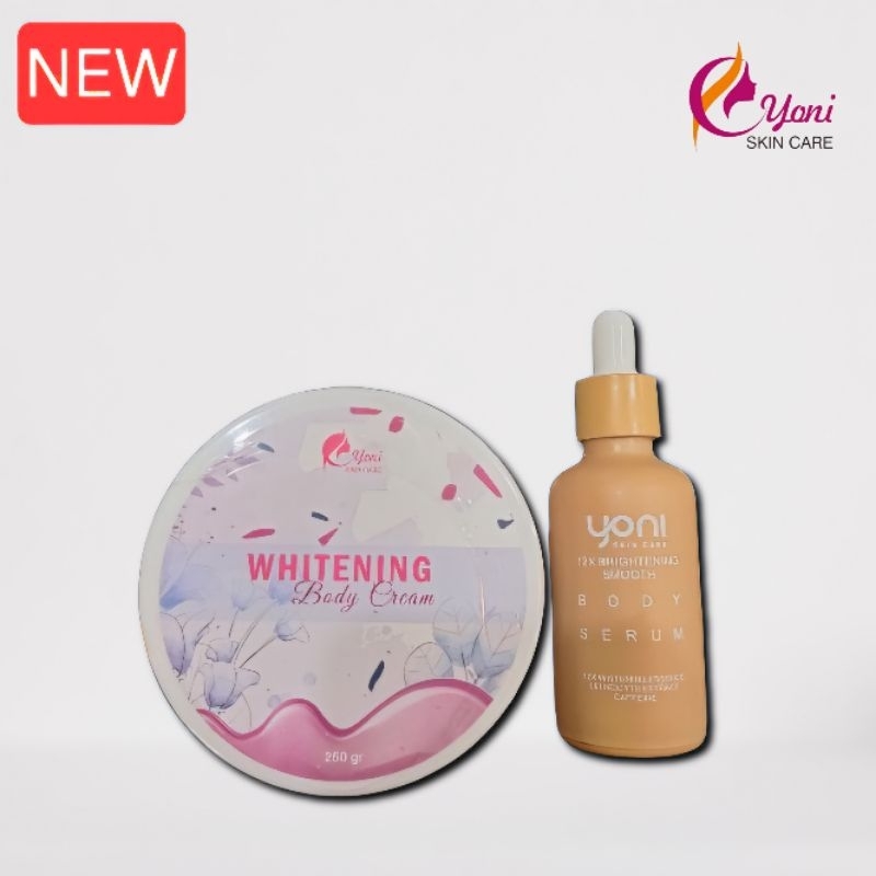 Jual YONI - PAKET SIMPLE ISI 2 PCS ( 1 BLEACHING250g + 1 NEW BODY SERUM ...