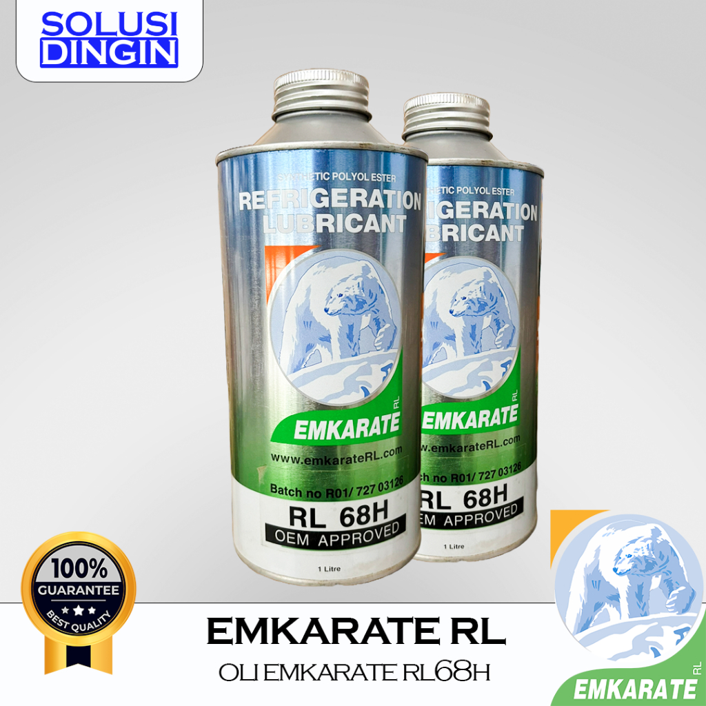 Jual OLI KOMPRESOR COMPRESSOR OIL EMKARATE RL68H 1 LITER ORIGINAL ...