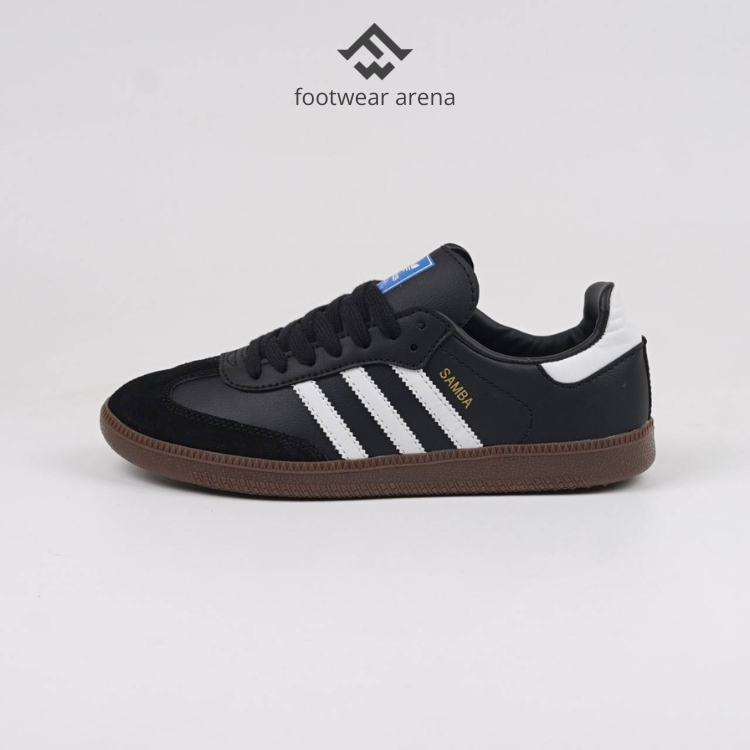 Jual Sepatu Adidas Samba OG Black Gum Premium Footwear Arena Official ...
