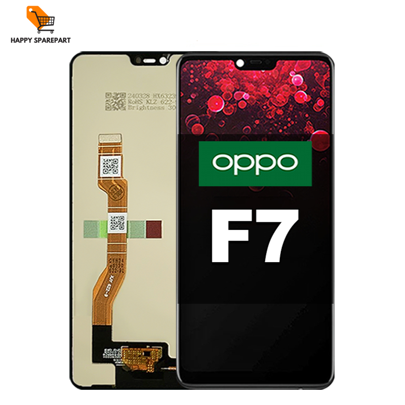 Jual LCD OPPO F7 / F7 PRO / CPH1819 CPH1821 TOUCHSCREEN FULLSET NEW COMPLETE | Shopee Indonesia