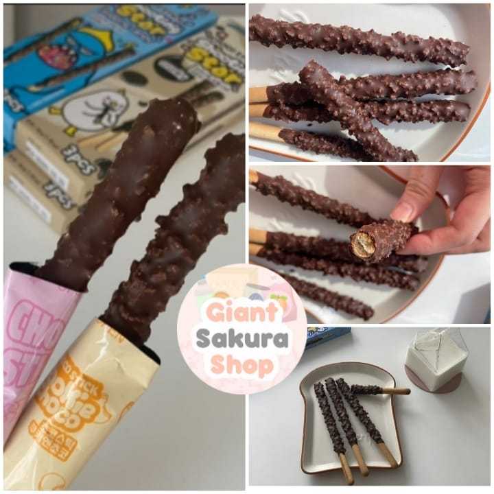 Jual Sweet Monster Choco Stick Shooting Star Cruncy / biskuit stik ...