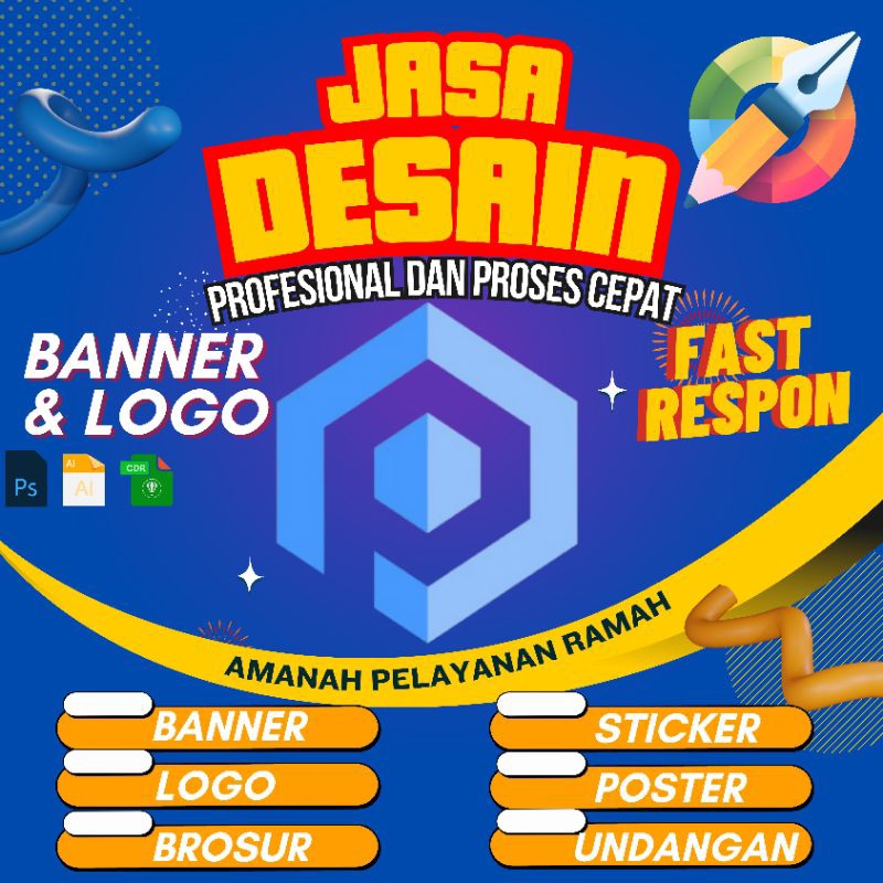 Jual JASA DESAIN GRAFIS, DESAIN BANNER, LOGO, STICKER, POSTER, BROSUR ...