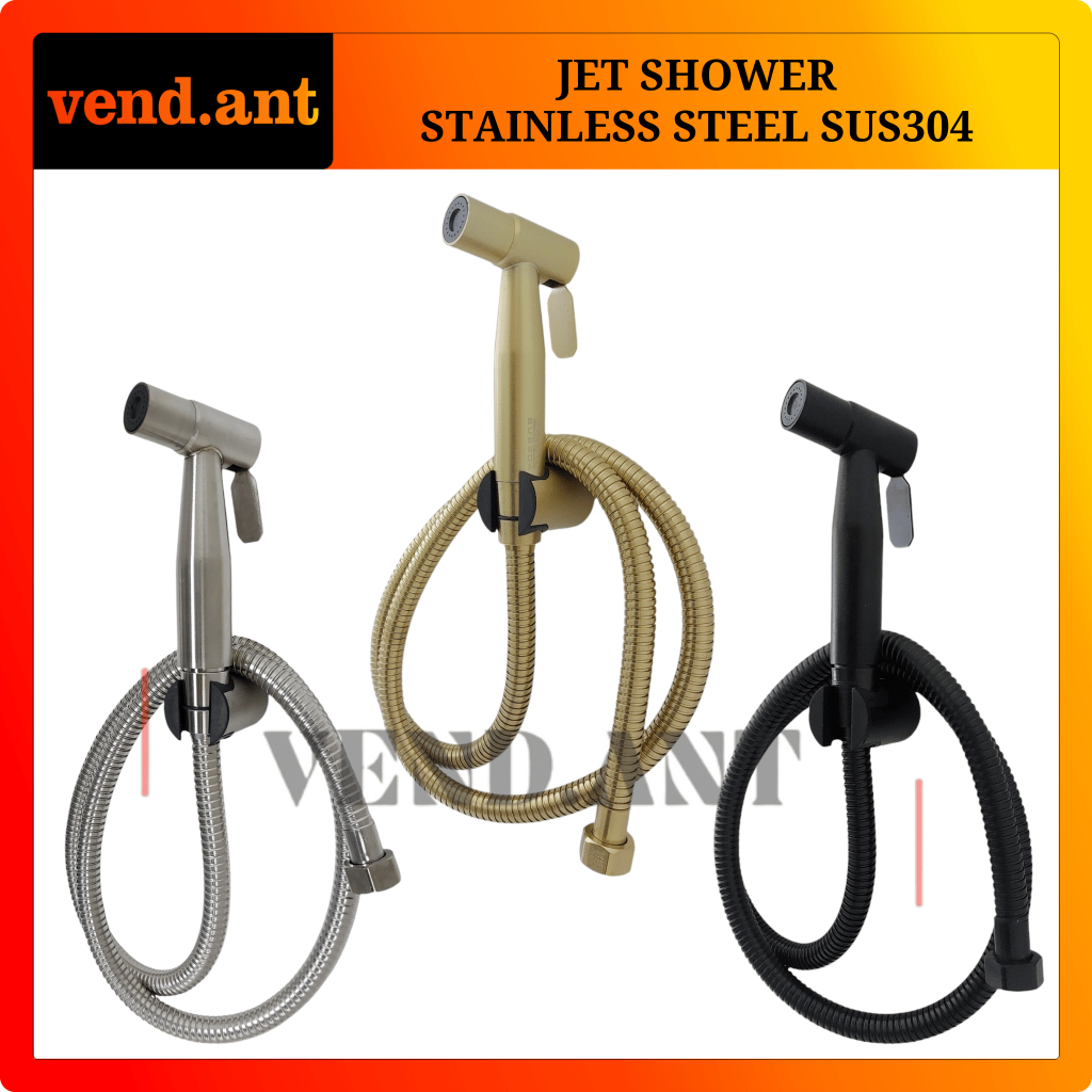 Jual Jet Shower Bidet Washer Kloset Semprotan Toilet Kamar Mandi Full Stainless Steel SUS304 ...