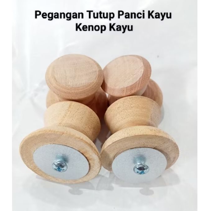Jual Pegangan Tutup Panci Kayu Kenop Pentul Panci Kayu Pentol Mur Baut ...