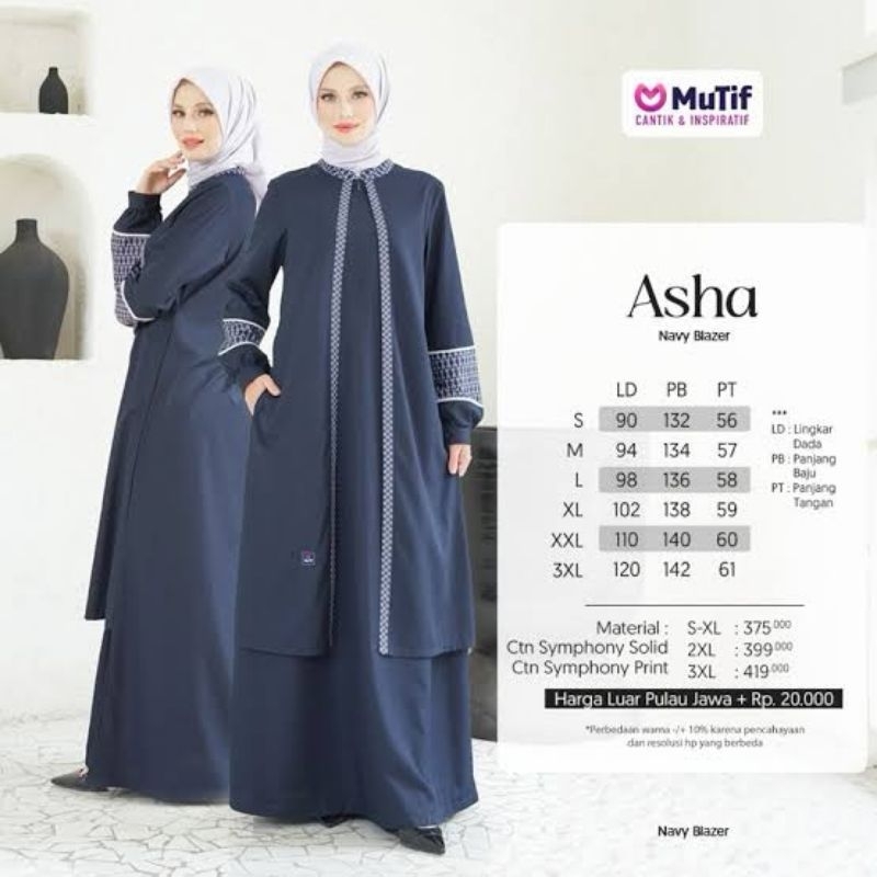 Jual GAMIS MUTIF ASHA/ BUSANA MUSLIM | Shopee Indonesia