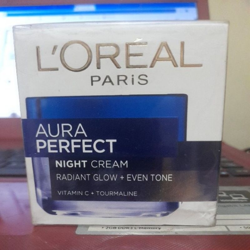 Jual loreal aura perfect night cream 50ml exp 10.2025 | Shopee Indonesia