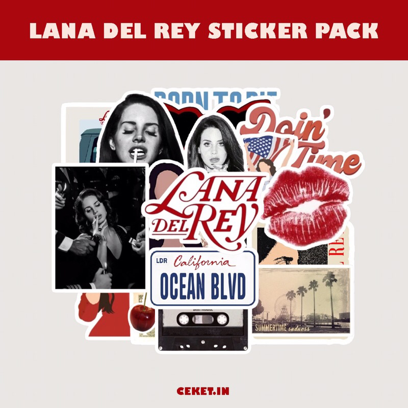 Jual Lana Del Rey Sticker Pack (19pcs) | Shopee Indonesia