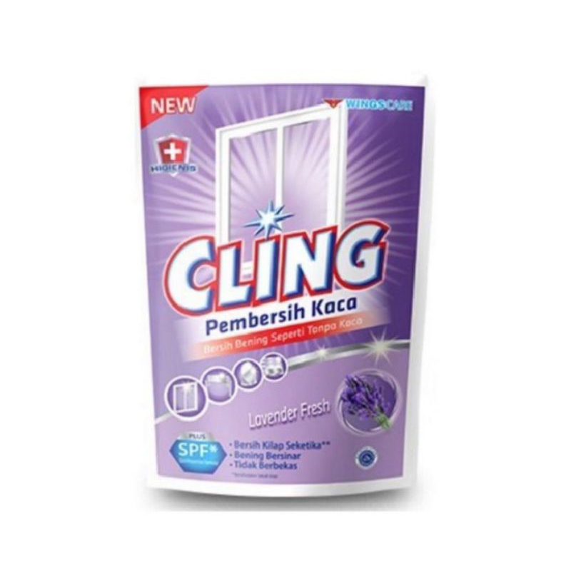 Jual Cling Pembersih Kaca Lavender Ungu 425ml | Shopee Indonesia