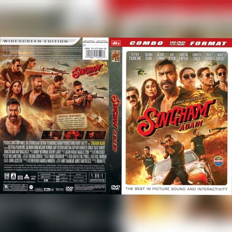 Jual Kaset Film SINGHAM AGAIN [ 2024 ] | Shopee Indonesia