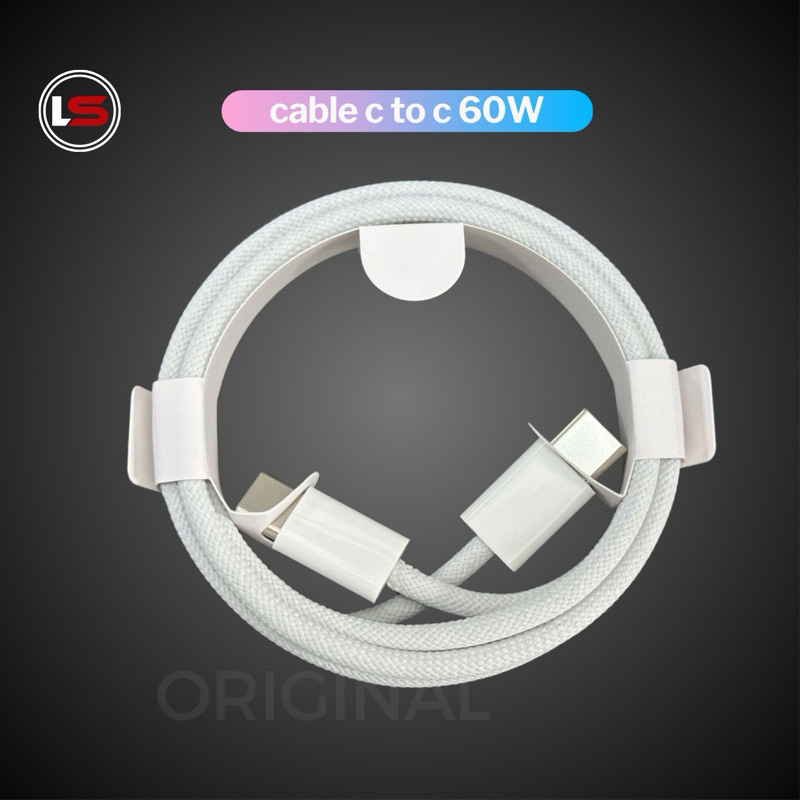Jual KABEL DATA C TO C ORIGINAL IP 15 & 16 Seris fast charging garansi ...