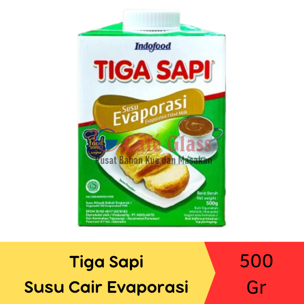 Jual Susu Cair Evaporasi Cap Tiga Sapi 500Gr | Shopee Indonesia