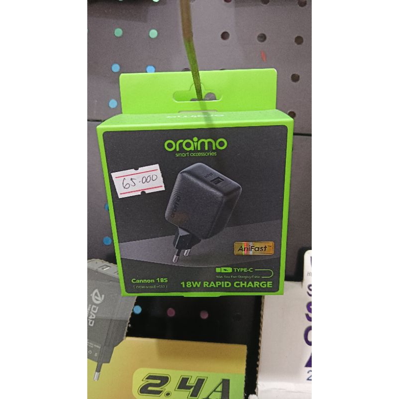 Jual Oraimo Charger Type C | Shopee Indonesia