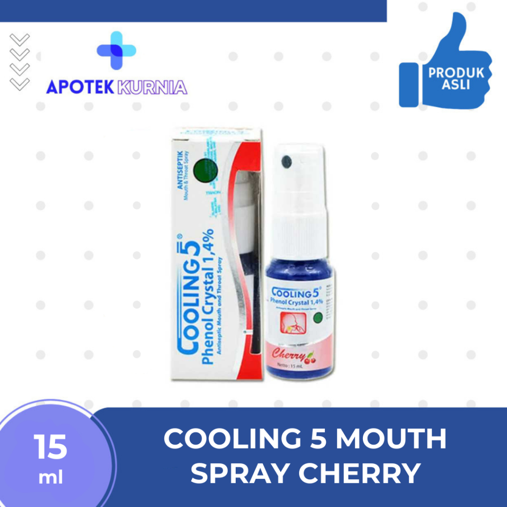 Jual COOLING 5 MOUTH SPRAY CHERRY 15 ML | Shopee Indonesia