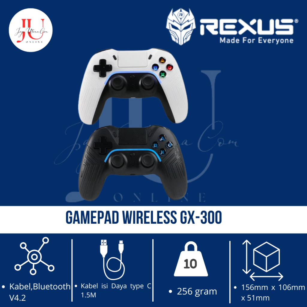 Jual REXUS GAMEPAD GX300 WIRELESS BLUETOOTH GAMEPAD GLADIUS GX-300 ...