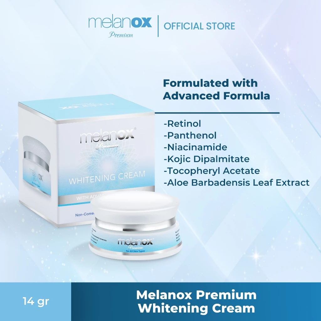 Jual Melanox Premium Whitening Cream 14 gram | Shopee Indonesia