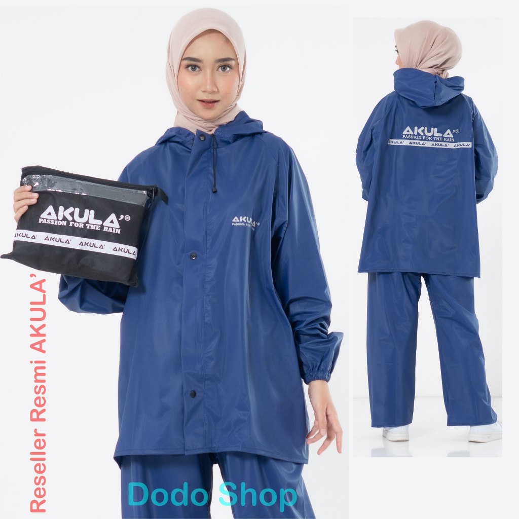 Jual Jas Hujan Pria Wanita Dewasa Terbaik By AKULA Bahan Elastis Anti Rembes | Shopee Indonesia